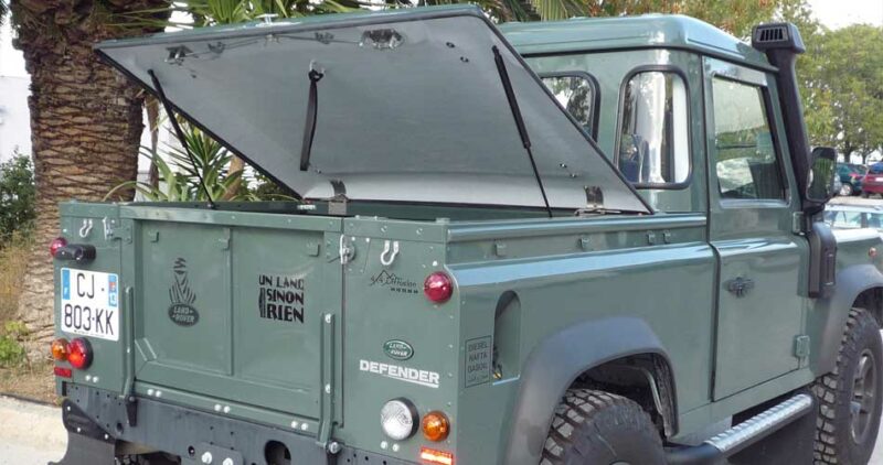 Couvres-bennes pickup et 4x4 Land Rover Defender | COVER TRUCK - Couvre ...