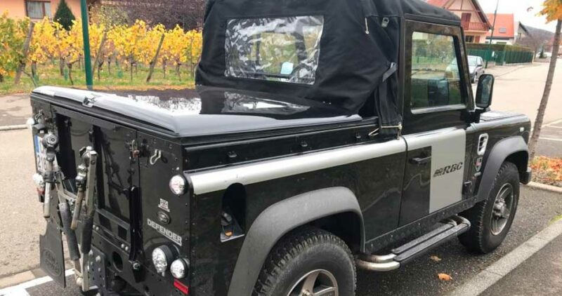 Couvres-bennes pickup et 4x4 Land Rover Defender | COVER TRUCK - Couvre ...